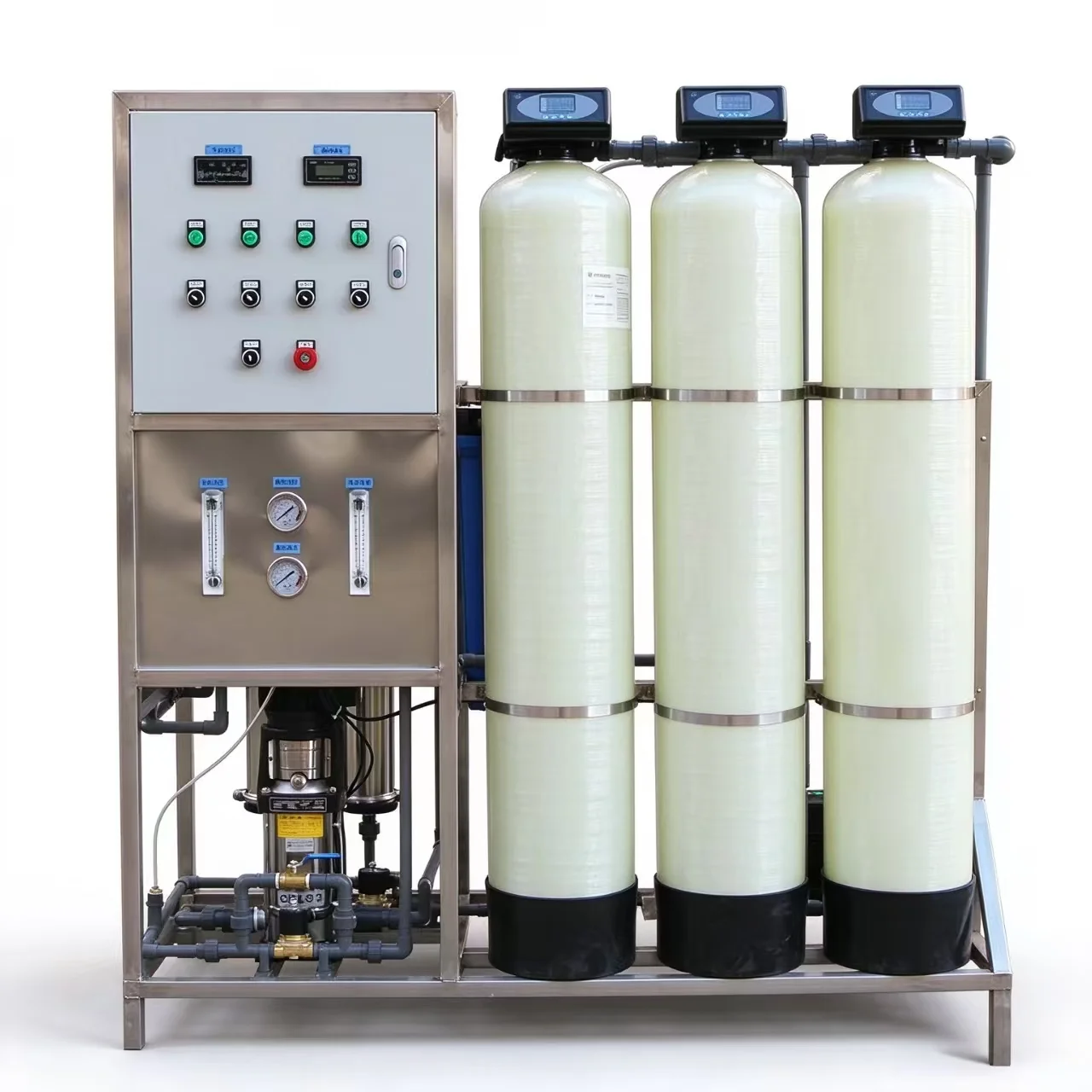 1000LPH RO Water Treatment System with Pretreatment | 97% Desalination